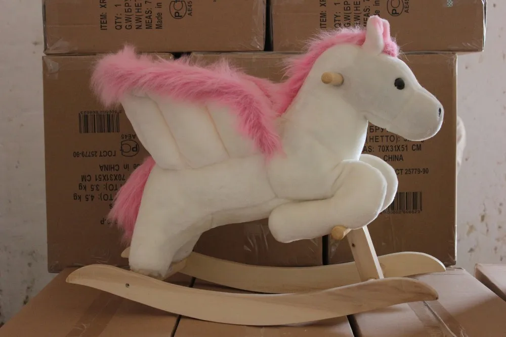 2020 Plush Rocking Horse With Real Horse And Golloping Sound,Stuffing ...