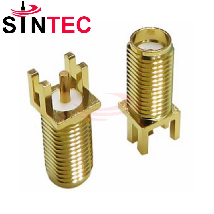 Pcb Edge Mount Female Sma Connector For Gsm Antenna - Buy Sma Connector ...