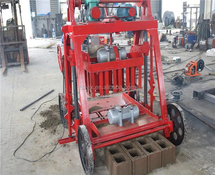 Portable Mobile Qmr4-45 Cheap Price Egg Laying Hollow Concrete Block ...