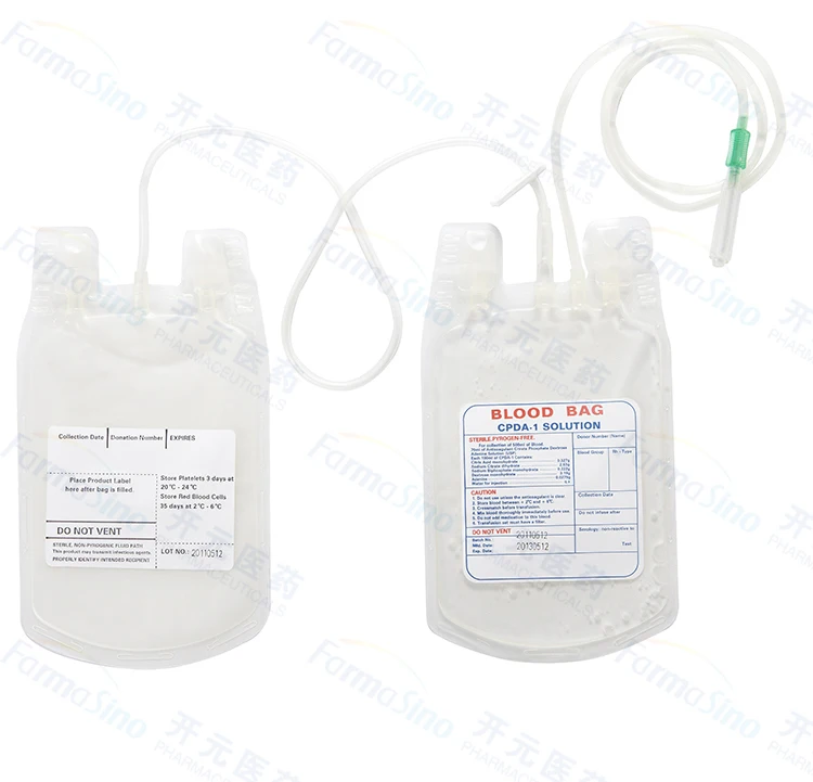 Disposable Blood Collection Bag For Safe,Good Quality Blood Collection ...