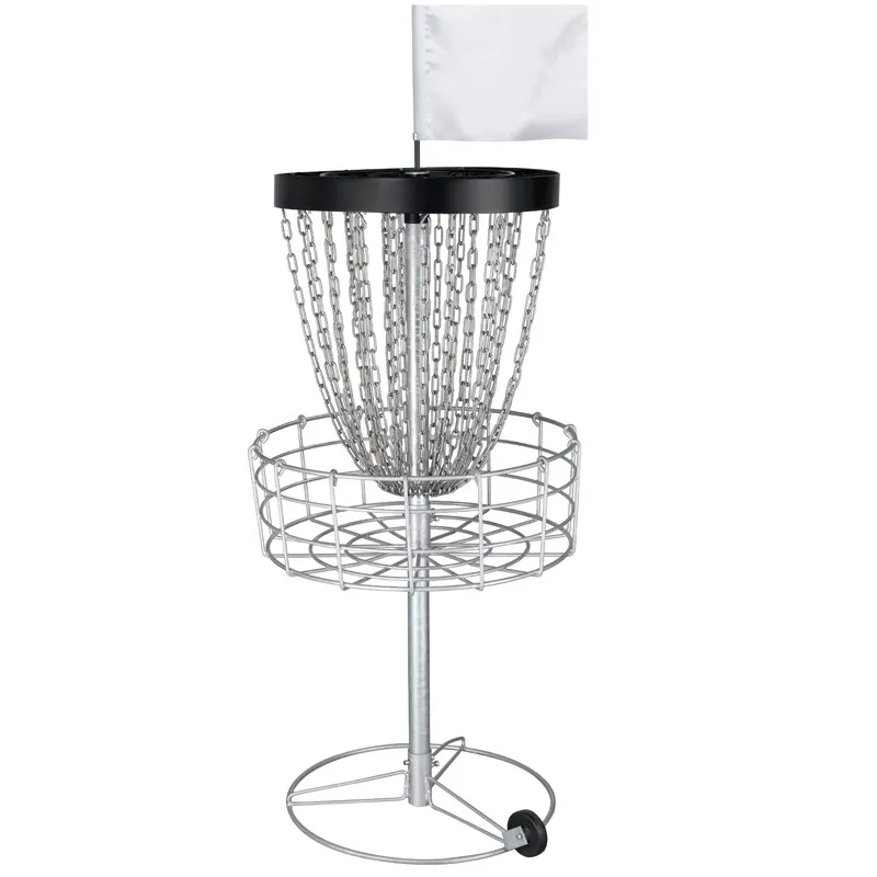 Hot-dipped Galvanized Disc Golf Basket With The White Square Flag - Buy ...