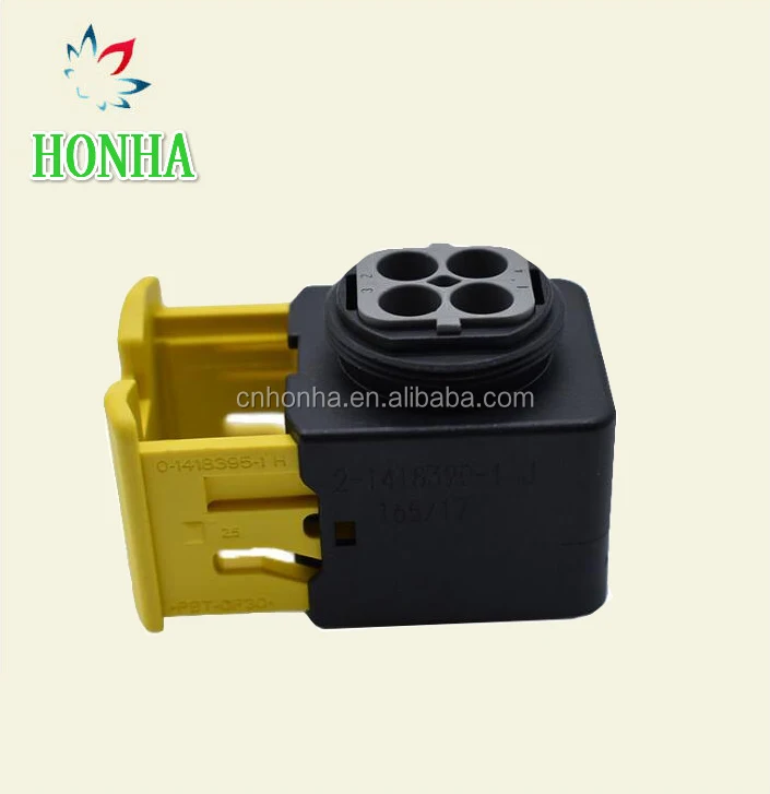 Amp Tyco 4 Way 2-1418390-1 Female Ecu Electrical Automotive Connector ...