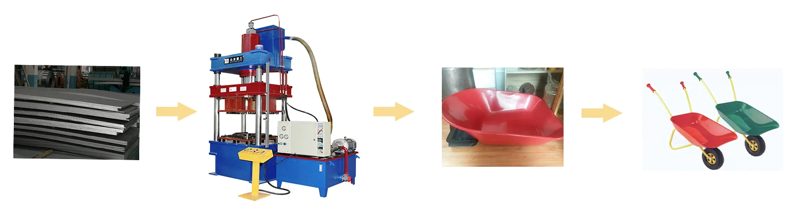 315 Ton Hydraulic Wheelbarrow/trolley Making Machine With Whole ...
