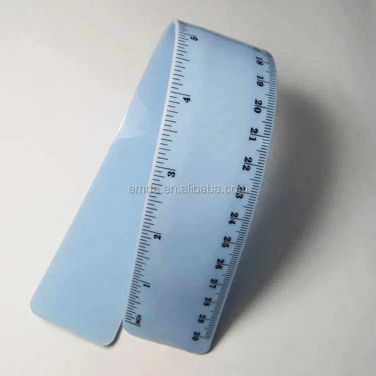 Hot Sale 30cm Clear Pvc Flexible Soft Plastic Ruler For Office School ...