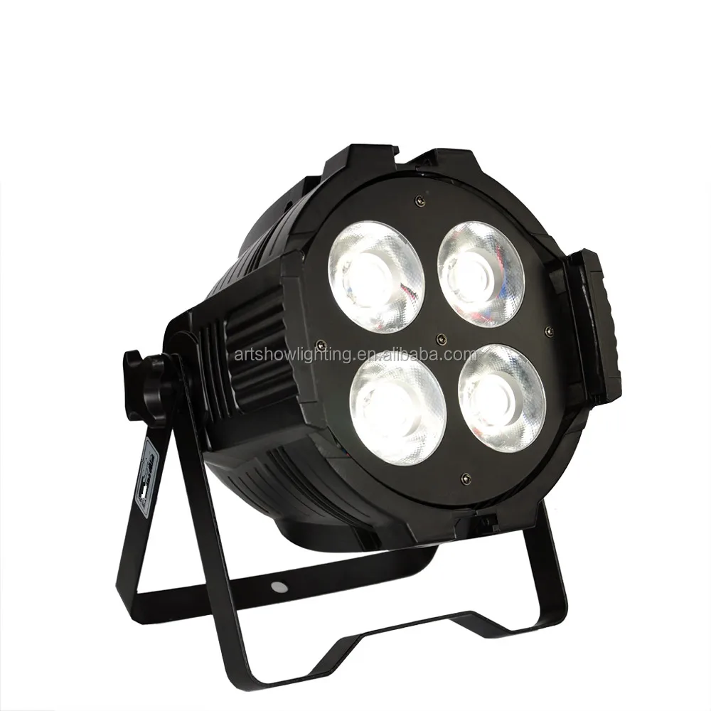 4x50W Warm White Cool White 2in1 200W Cob LED Par Wash Stage Studio DMX ...