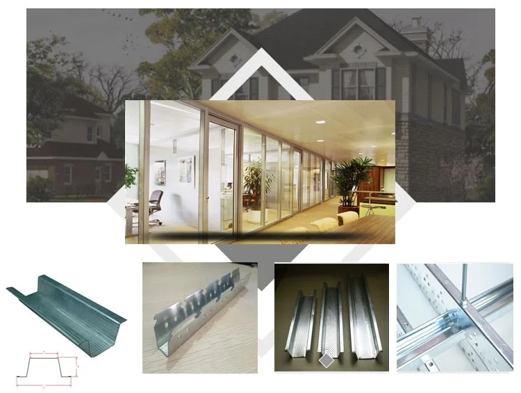 Galvanized Sheet Material Metal Furring and Studs for Ceilings