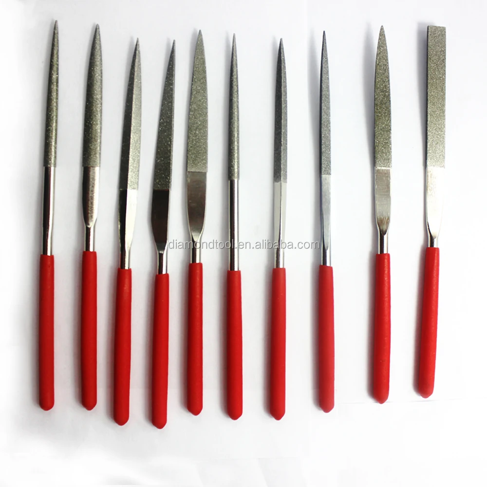 10pcs Diamond Needle File Set/electroplated Mini Diamond Files - Buy ...