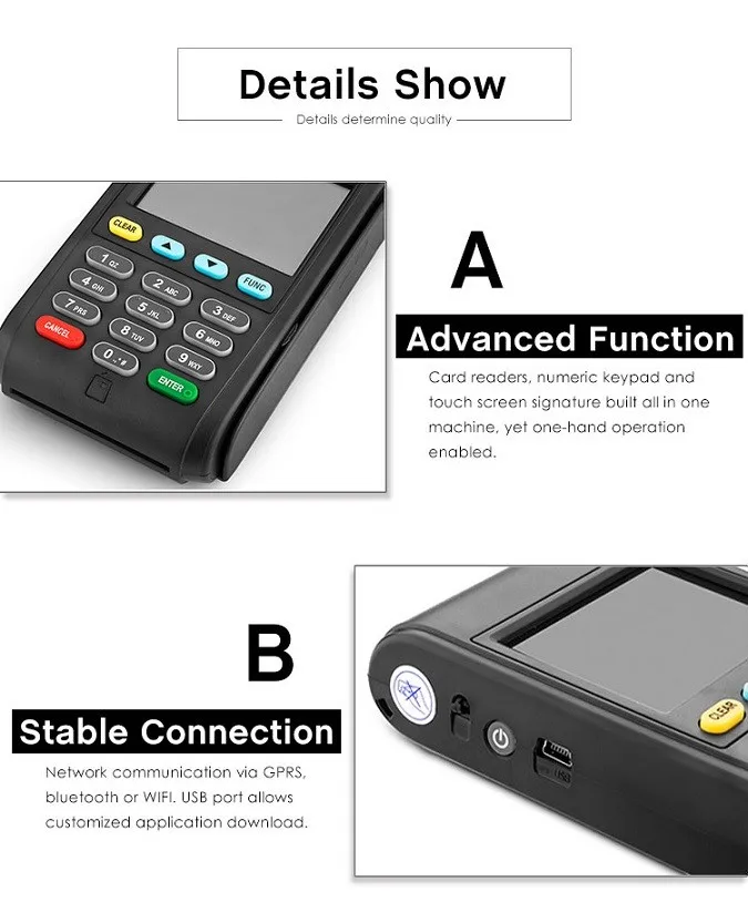 Eft Mini Handheld Mobile Atm Pinpad With Card Reader And Writer - Buy ...