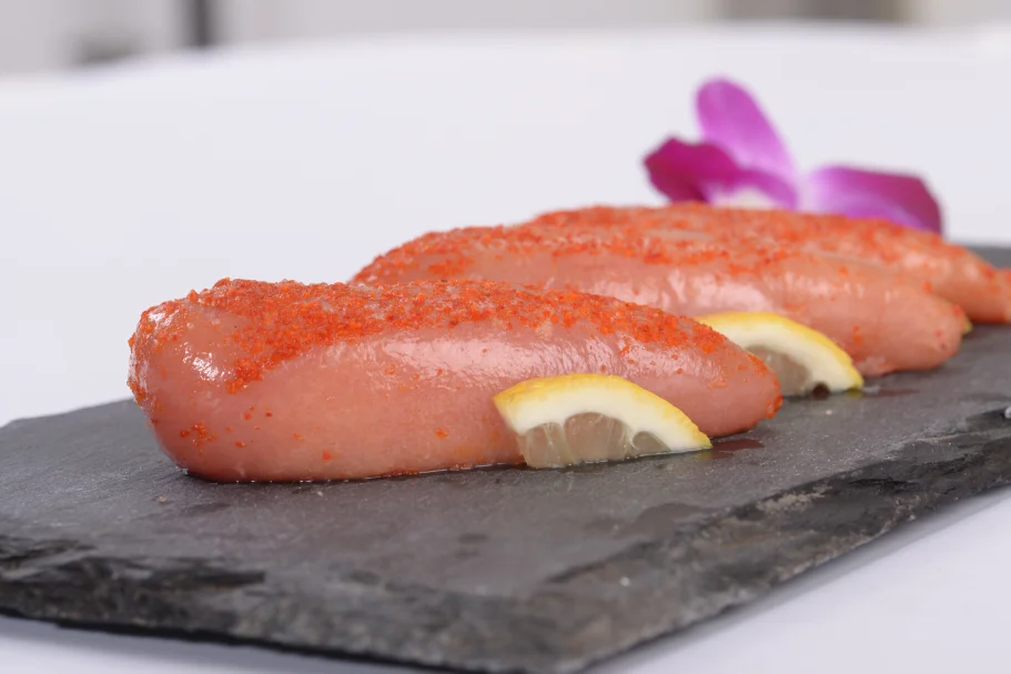 Pollock Fish Roe Seasoned Red Frozen From Cn;lia Whole Shape Mackerel ...