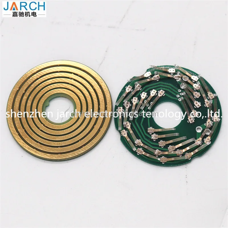 Miniature Slip Ring - PCB Spring Flat Hollow Turntable