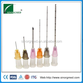 Blunt End Needle Micro Canula Blunt Needle - Buy Blunt End Needle Micro ...