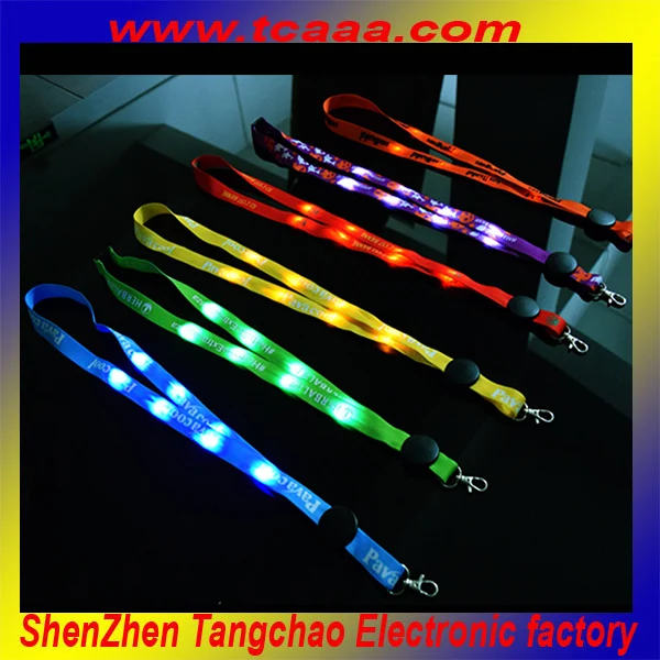 High Quality Lanyard/special Lanyard With Led Light - Buy Led Flashing ...