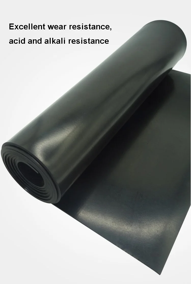 Black Butyl Benzene Insulation Non-slip Rubber Shock Absorption Oil ...