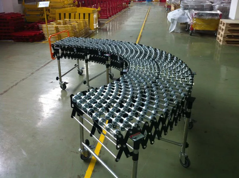 Flexible Manual Wheel Conveyor - Efficient Material Transport