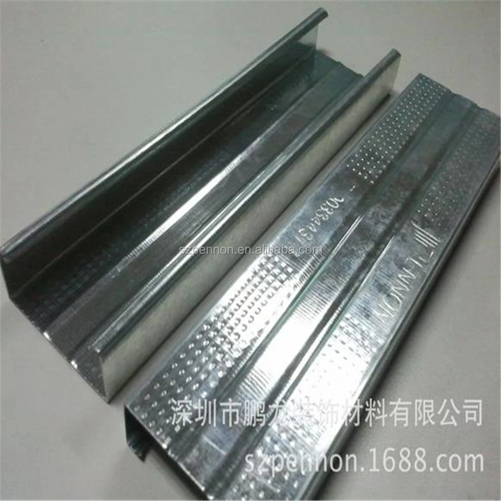 Light Steel Galvanized Steel Furring Channel For Gypsum Board Ceiling ...