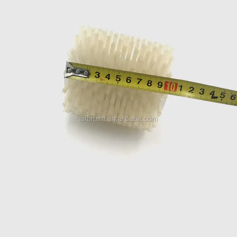 Nylon Bristle Staple Set Tufted Roller Brush for Cleaning