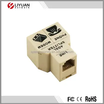Modular Triplex Adapter(rj11,Rj45) - Buy Telephone Adapter,Modular ...