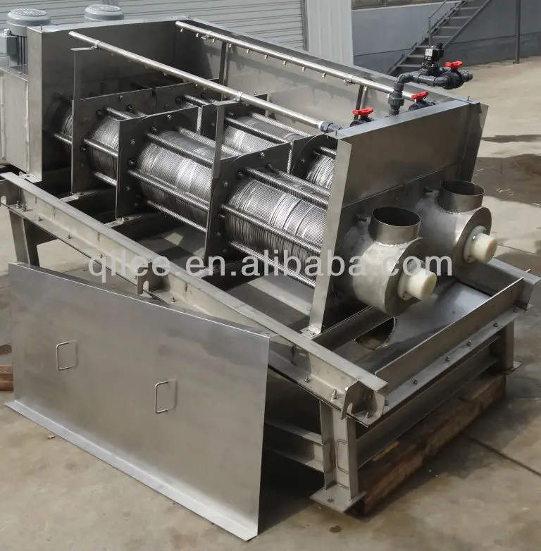 Oil Sludge Separator Treatment Automatic Volute Dewatering Machine ...
