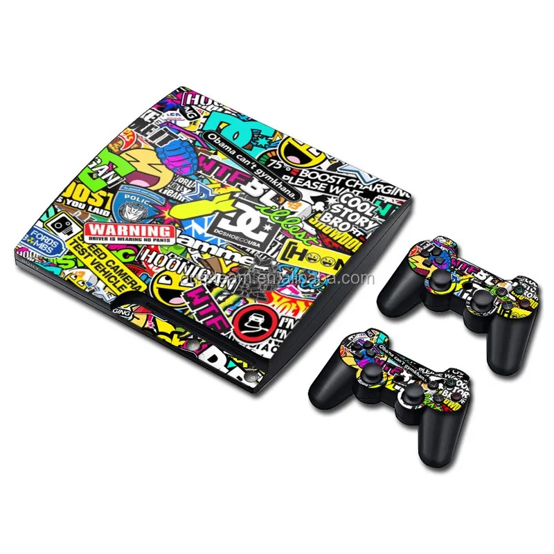 Game Console And Controllers Decal Vinyl Skin Sticker Contemporary ...