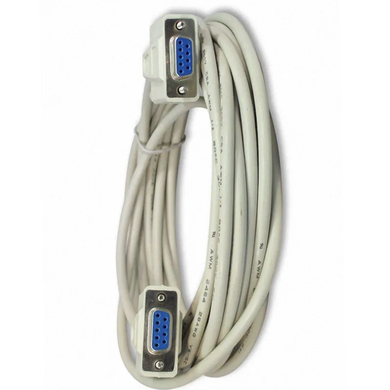 25 Foot Db9 9 Pin Serial Port Null Modem Cable Female / Female Rs232 ...