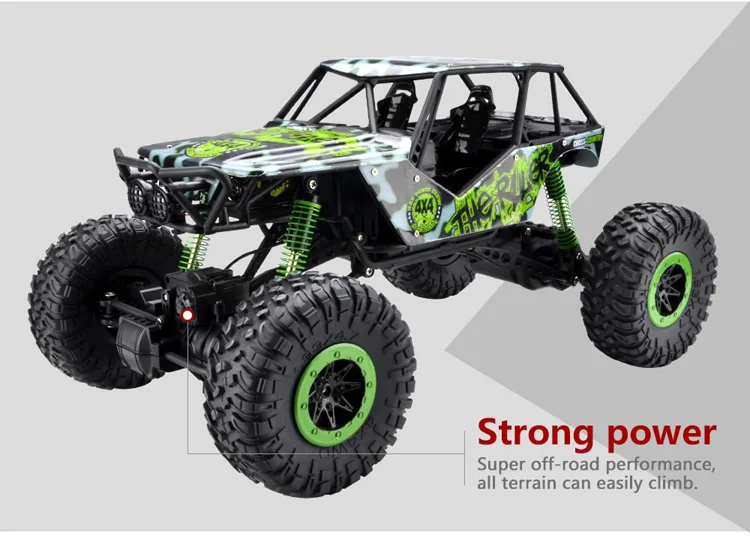 Rock Crawler 1/10 2.4g 4wd 4x4 Cars Rc Toy Remote Control Rc Car Toys ...