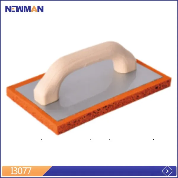 I2038 PU Plastering Trowel - Durable, Yellow PVC Float