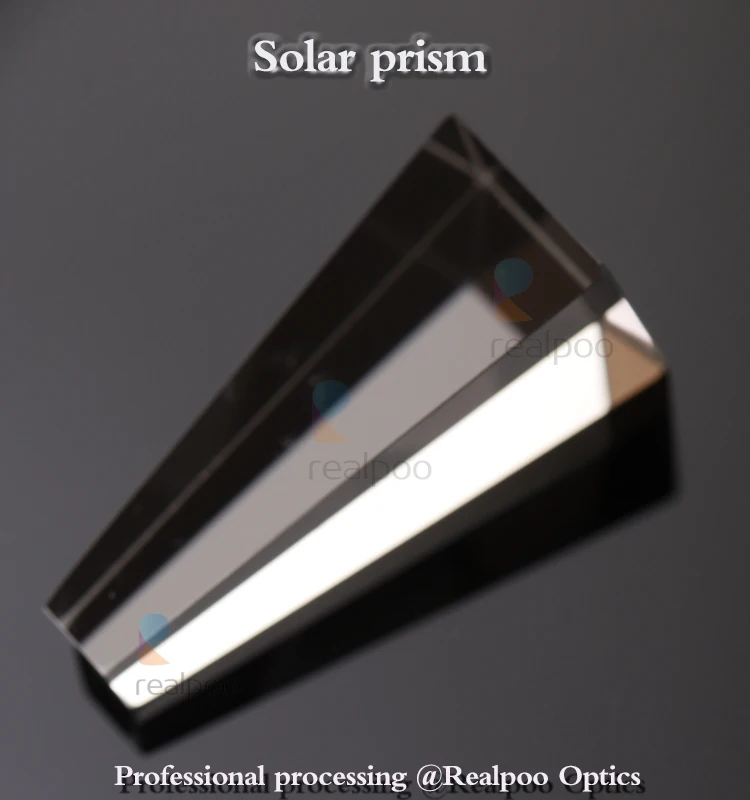 Optical Glass Solar Power Prism For Solar Energy Concentrating ...