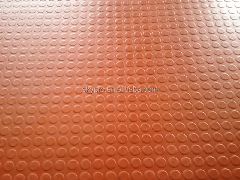 1 Inch Thick Orange Waterproof Coin Stud Durable Non-slip Epdm Rubber ...