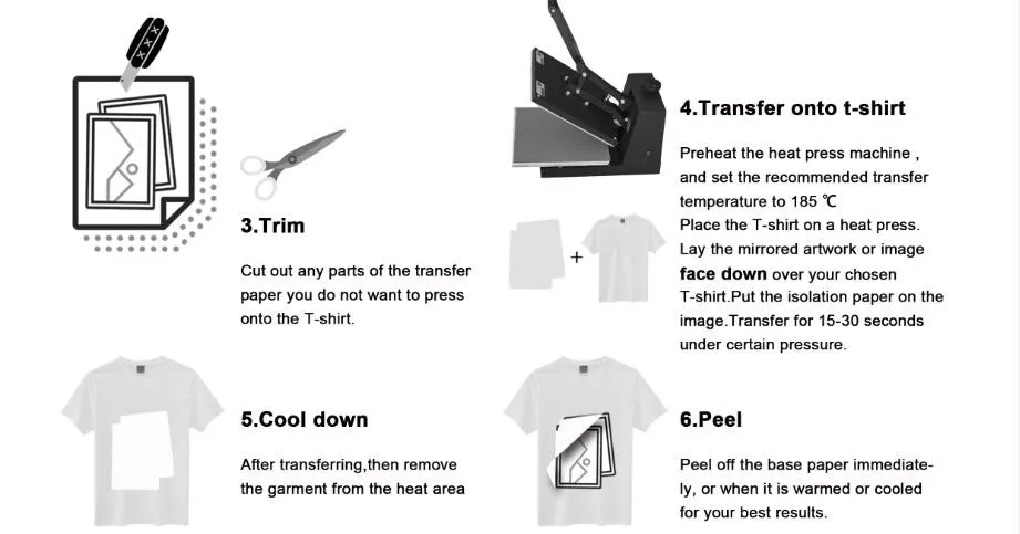 A3 /a4 Heat Transfer Paper,Heat Press Paper,Sublimation Paper - Buy ...