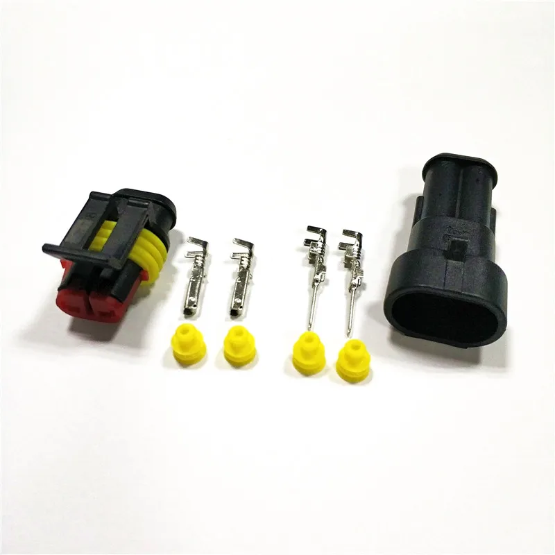 Tyco/amp Pa66 Automotive Waterproof 1p 2p 3p 4p 5p Female Car Connector ...