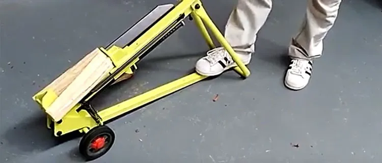 Manual Foot Operated Log Splitter - 1500kg Force Portable Firewood ...