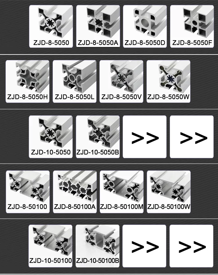 Modular T Slot Structural Framing System Aluminium Profile 50x50 - Buy ...
