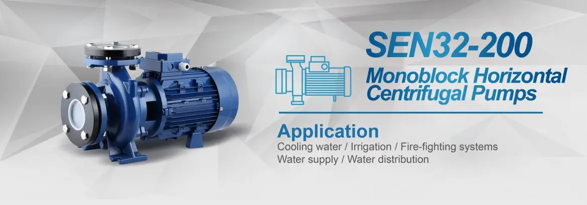 Sen32-200 Monoblock Horizontal Electric Fire Fighting Water Pump - Buy ...