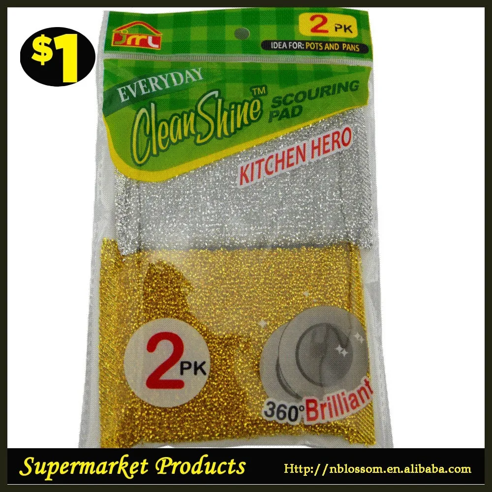 Colorful High Quality Sponge Iron Price Kitchen Colorful Scrub Sponge ...