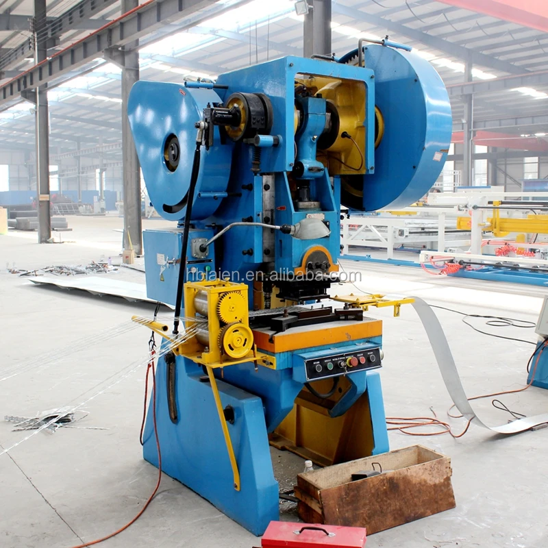 Sheet Metal Perforating Machine , Perforated Metal Sheet Power Press ...
