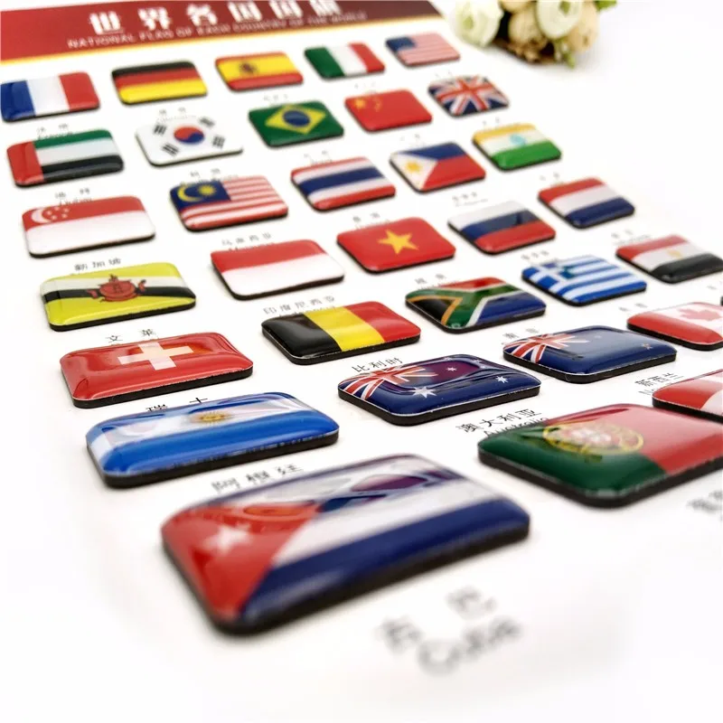 Creative Custom Souvenir Different Countries Fridge Magnet Pvc Epoxy ...