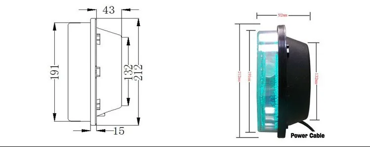 200mm Tri-color 12 Volt Led Traffic Light Bulbs - Buy 12 Volt Led ...