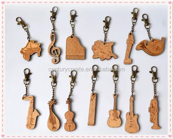 2016 Laser Engraving Musical Instruments Plywood Key Chain - Buy Carved ...