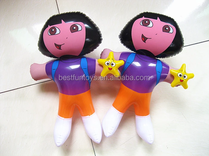 Custom Pvc Inflatable Dora Anime Cartoon Girl Doll Toy Movie Cartoon ...