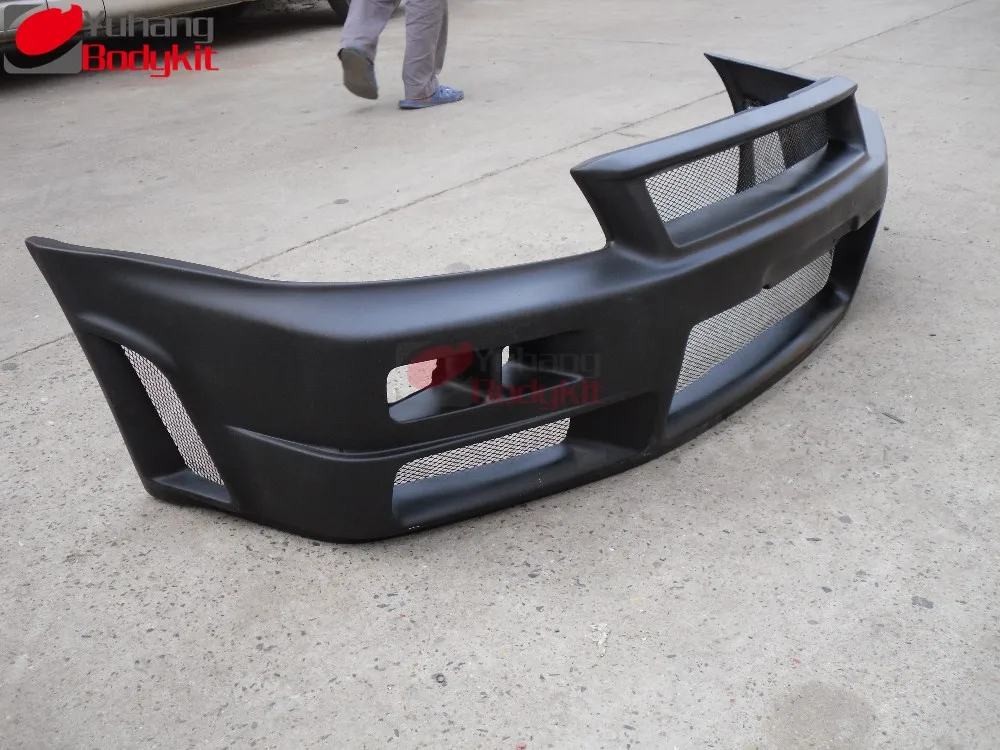 For Front Bumper Frp For Skyline R34 Gtr Fiber Glass - Buy For Skyline ...