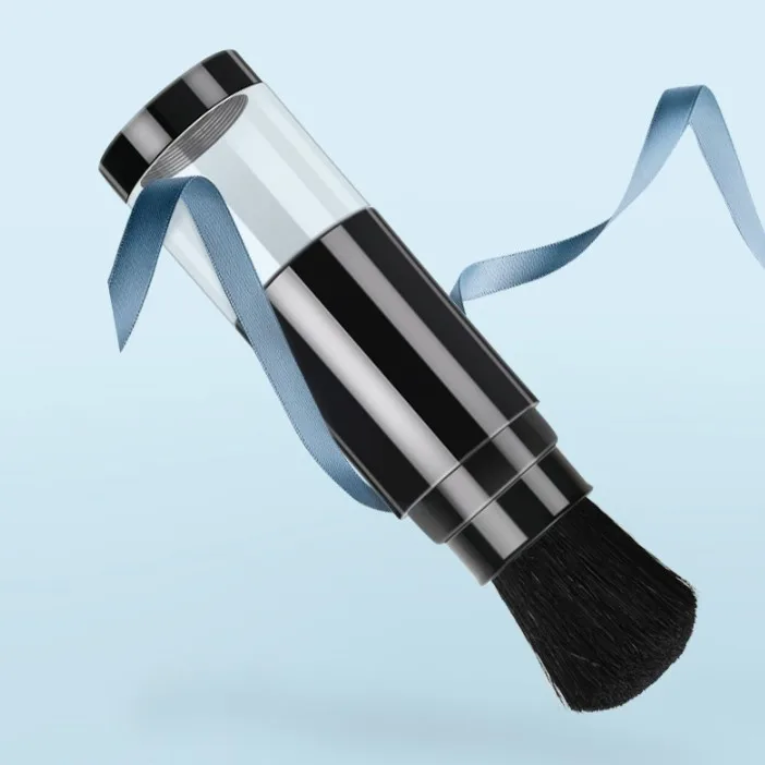 Custom Logo Wholesale Refillable Face Powder Makeup Brush Container ...