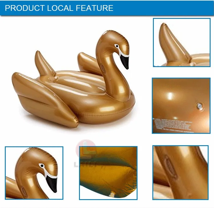 Inflatable Water Park - Swan Pool Floats for Fun & Relax