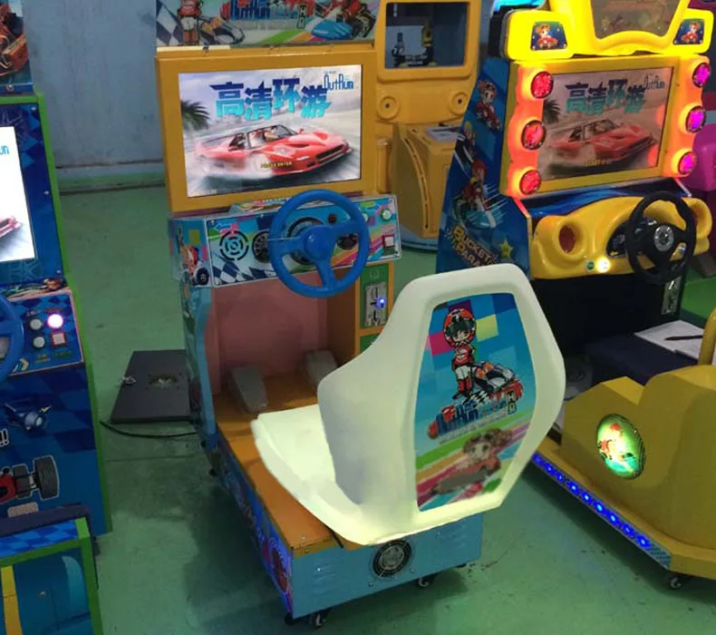 Indoor Sport amusement Park Car Racing Arcade Game Machine Coin ...