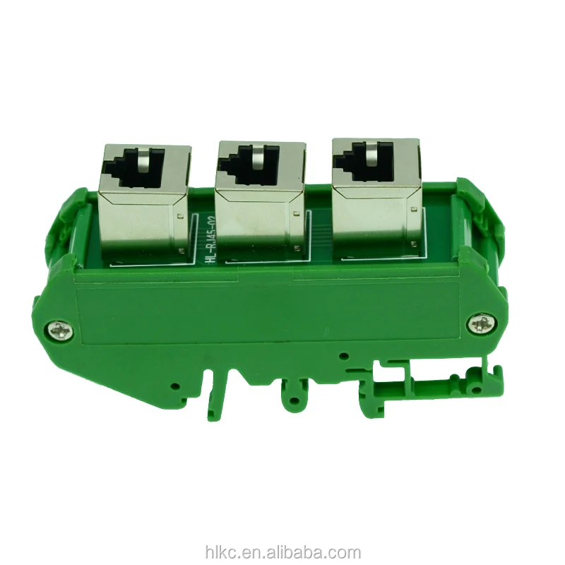 Rj45 Splitter 1 To 2 Ethernet Splitter Din Rail Mounting - Buy Rj45 ...