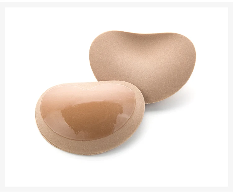 1pair Invisible Heart Padding Magic Bra Insert Pads Push Up Adhesive ...