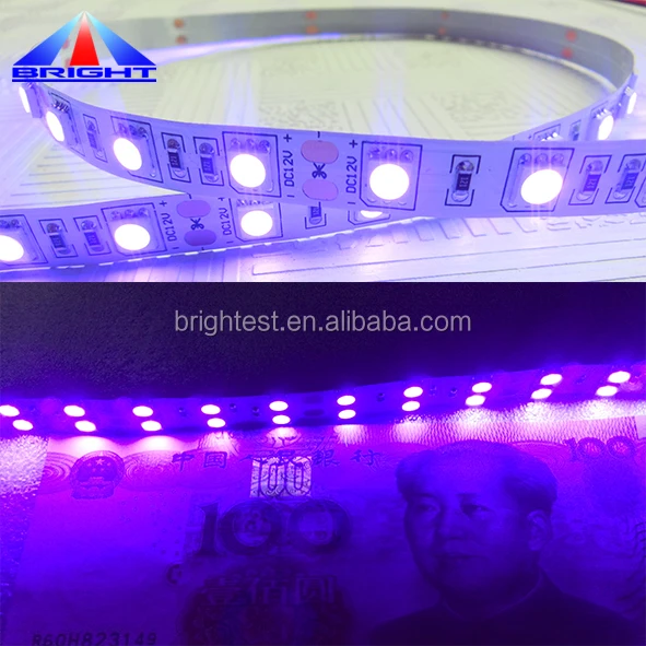 Double Line 120/m Smd 2835 UVA LED Strips - IP65 Waterproof