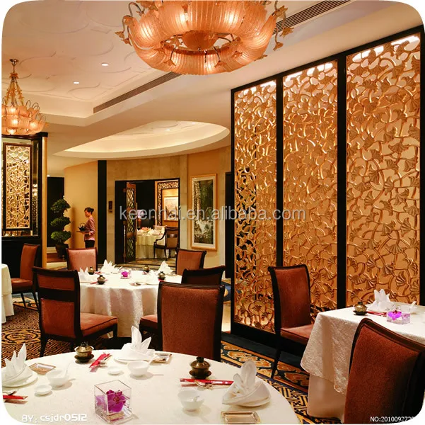 Stainless Steel Decorative Restaurant Movable Partition Wall - Buy ...