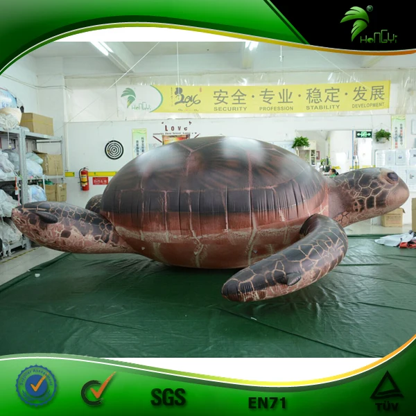 Realistic Inflatable Turtle Amusement Park Inflatable Cartoon Animal ...
