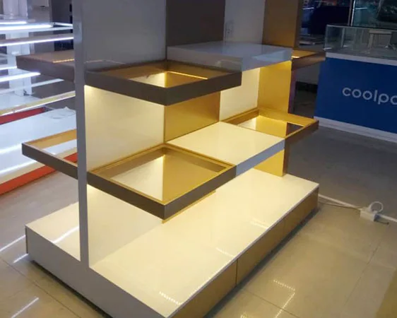 Custom Supermarket Home Appliances Display Rack,Wood Showcase Designs ...