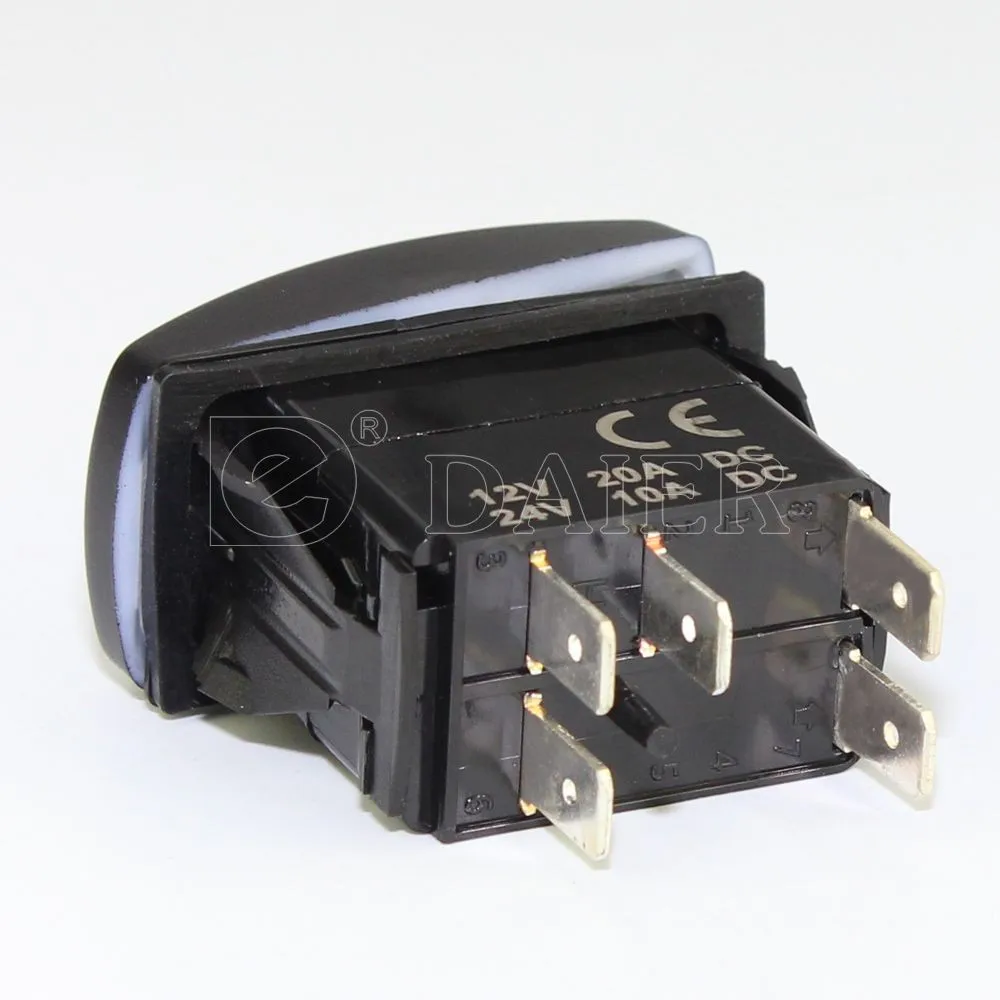 12V 24V Illuminated OEM Function 24 Volt Marine Rocker Switch